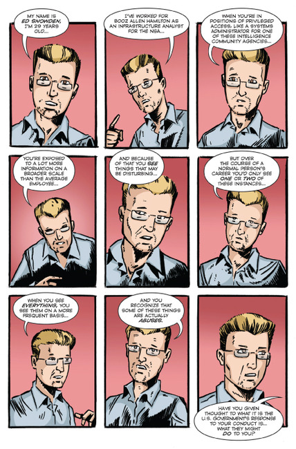 Snowden, héros d’un comic book | Spotern