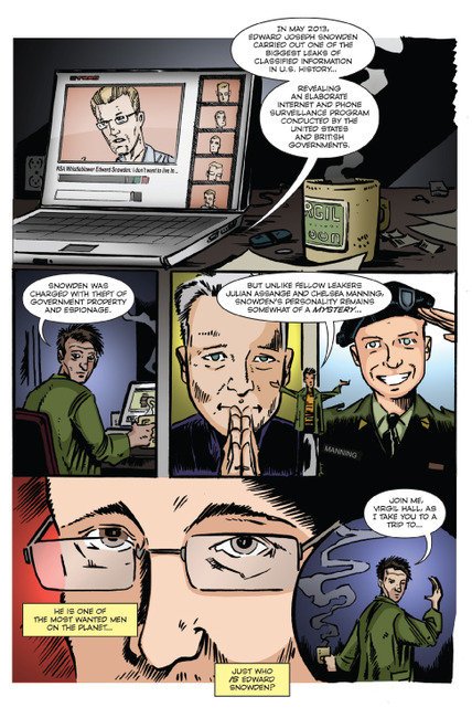 Snowden, héros d’un comic book | Spotern